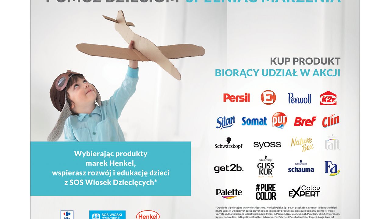 Henkel i Carrefour kolejny raz pomagają spełniać marzenia dzieci z SOS ...